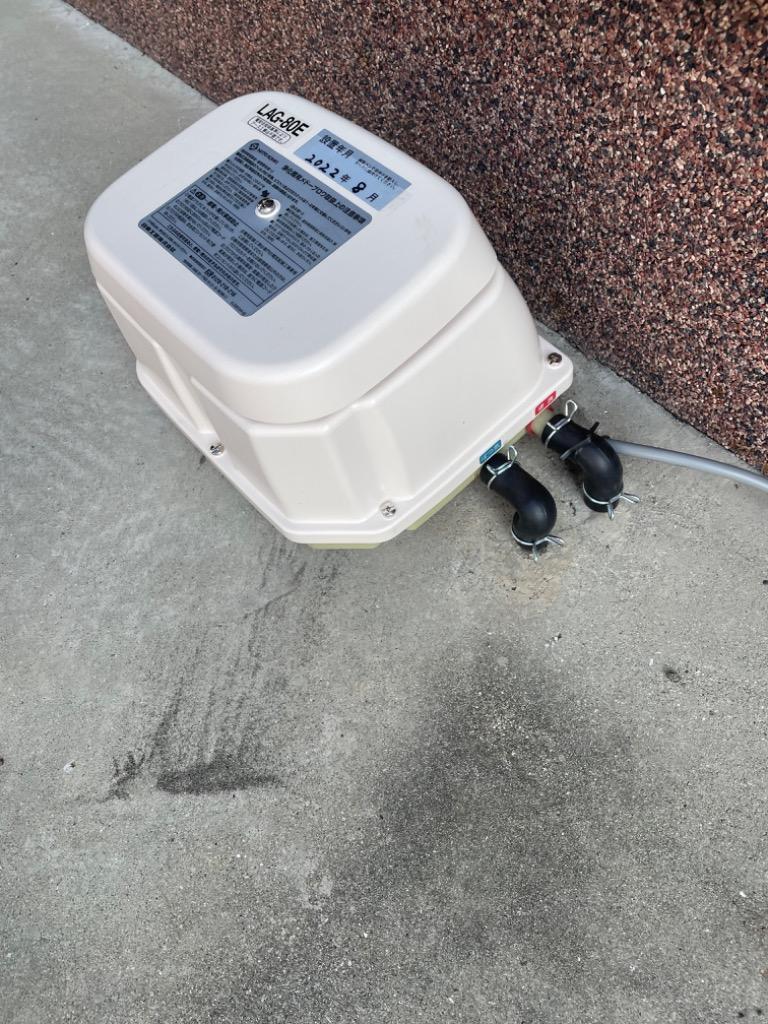 メドーブロワ 2年保証 日東工器 エアーポンプ LAG-80E 浄化槽 LAG-80B LAG-80の後継機種 静音 省エネ : エアーポンプshop - 通販 - Yahoo!ショッピング