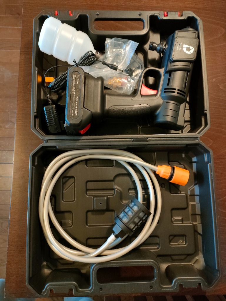 高圧洗浄機 コードレス バケツOK コードレス高圧洗浄機 充電式高圧洗浄機 洗浄機 洗車機 家庭用 バッテリー式 ハンディ DL-YU276 デジタルランドい : 便利な雑貨屋アットケア ...