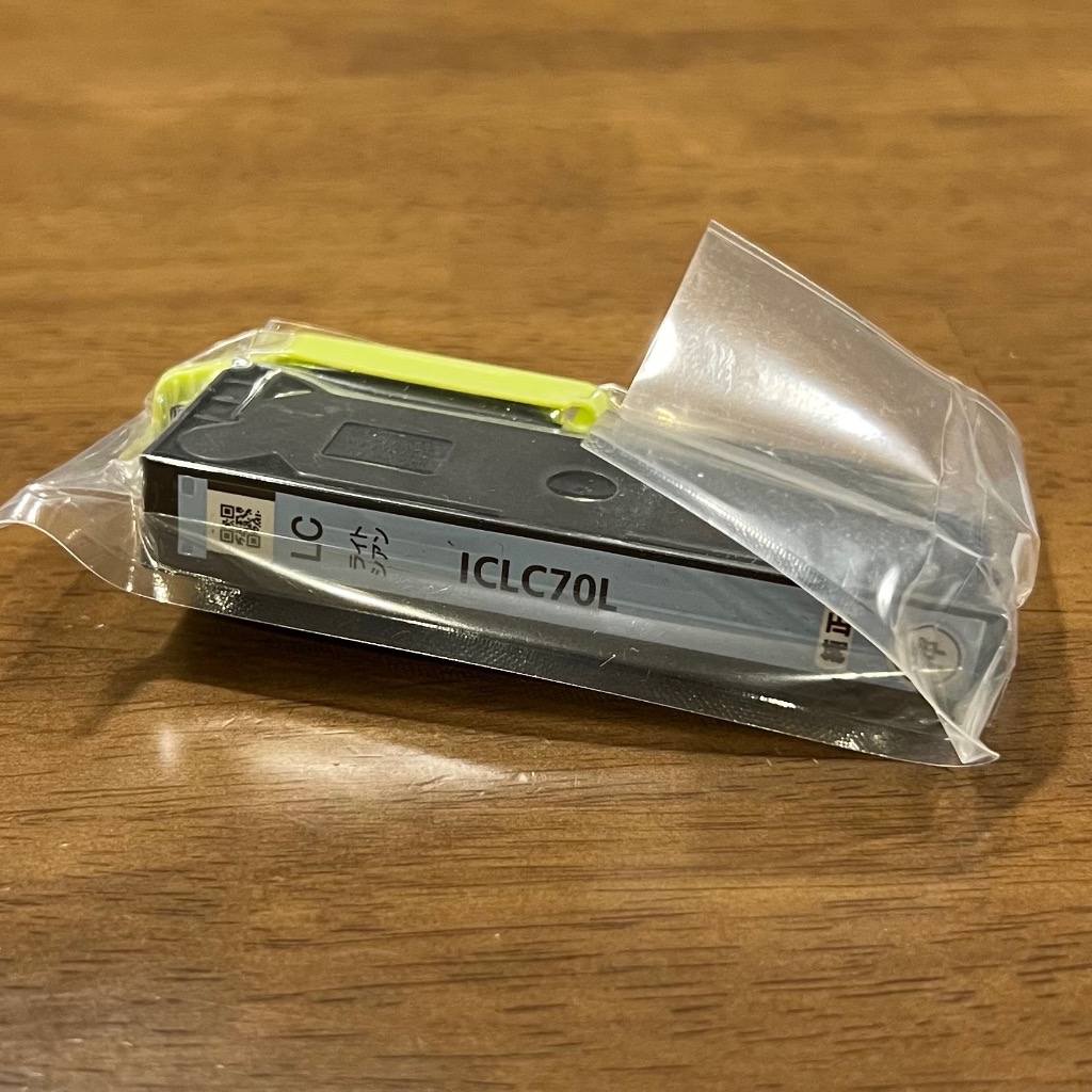 エプソン EPSONエプソン 純正インク ICLC70L ライトシアン（増量）目印：さくらんぼ ※外箱なしアウトレットインク : あっとRuインク - 通販 - Yahoo!ショッピング