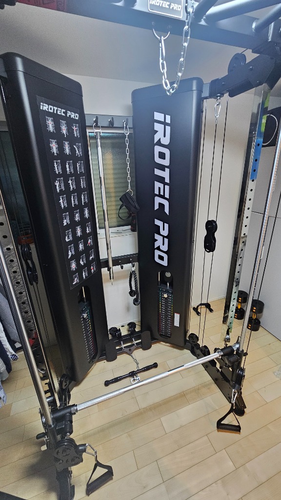 IROTEC PRO 超コンパクト スミスマシン IROTECPRO アイロテックプロ フォールディングケーブルスミスマシンWOT TO-FCSM : BoDY-LINKストア - 通販 ...