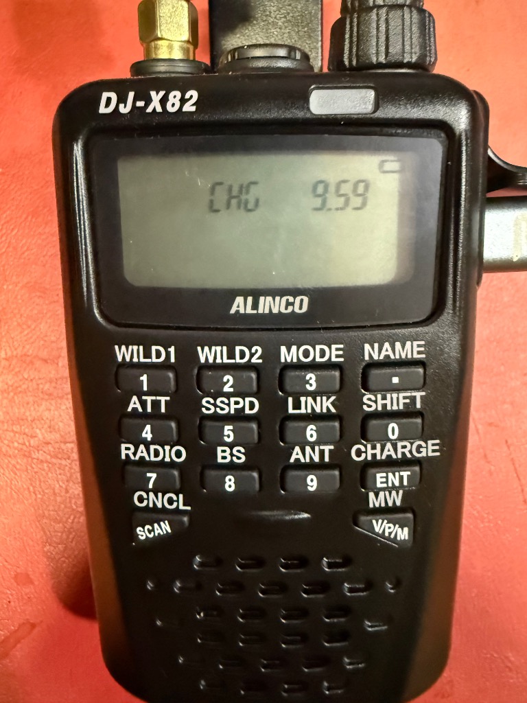 ALINCO DJ-X82A エアーバンドスペシャル＆受信改造済 アルインコ コミュニケーション・レシーバー 108〜470MHz AM/FM FM放送76-108MHz受信対応 : 中部特機 ...