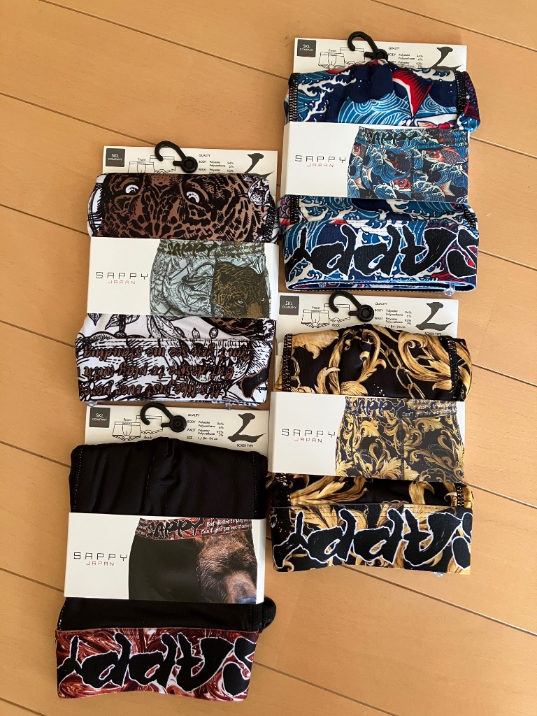 【福袋4枚】SAPPYスペシャルアソート福袋ボクサーパンツ M L LL サピー 前閉じ : コンプリートYahoo!店 - 通販 - Yahoo!ショッピング