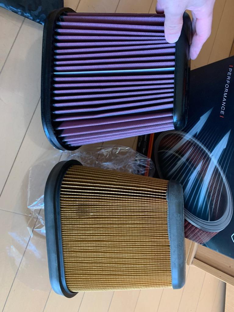 K&N 純正交換フィルター E-0665 シボレー 6.2 COUPE / Z51 コルベットC7用などリプレイスメント ビルトインエア ...