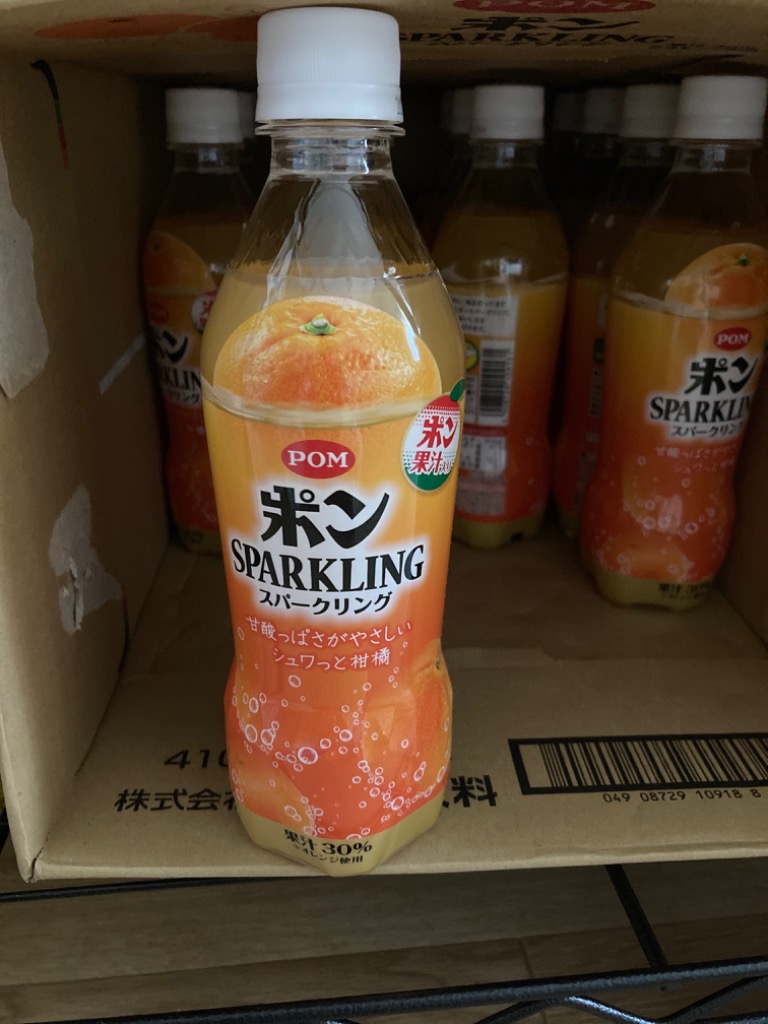 POM えひめ飲料 ポン オレンジ みかん スパークリング 果汁30% 410ml ペットボトル 24本 1ケース 送料無料 : FELICITY Health&Beauty - 通販 ...