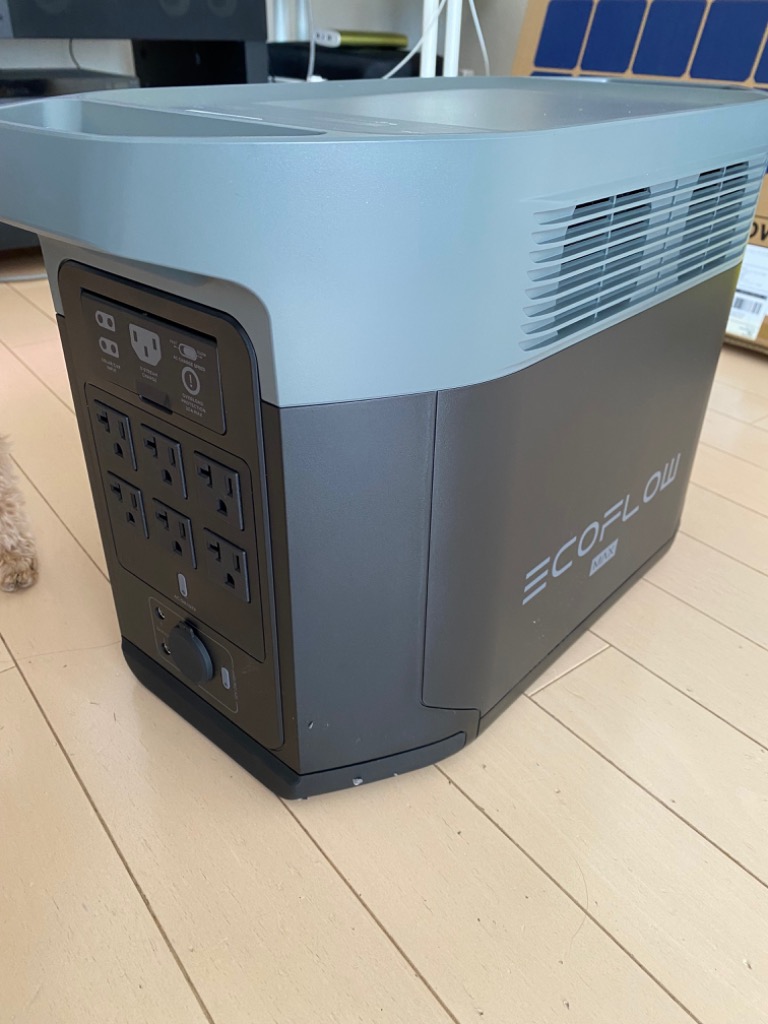 ポータブル電源 ソーラーパネル セット 大容量 DELTA 2 Max+220W片面ソーラーパネルGen2 リン酸鉄 5年保証 太陽光発電 ...