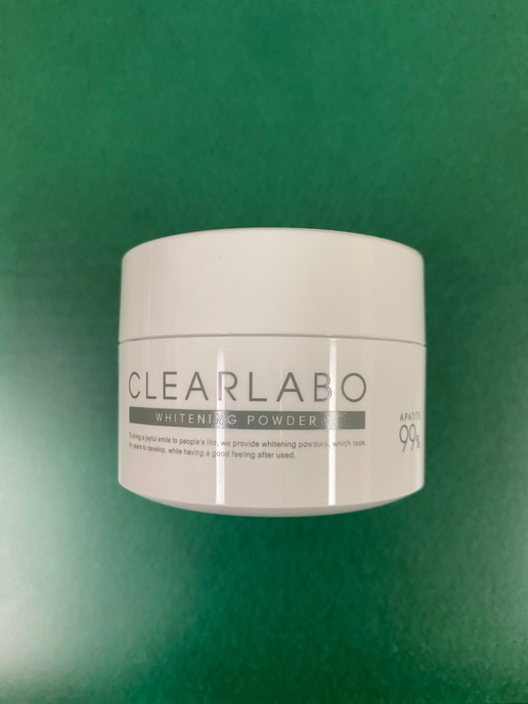 ホワイトニング 歯磨き粉 (アパタイト99％配合) 歯 ホワイトニング 自宅 セルフホワイトニング ホワイトニングパウダー 口臭ケア 研磨剤不使用 20g CLEARLABO :clear ...