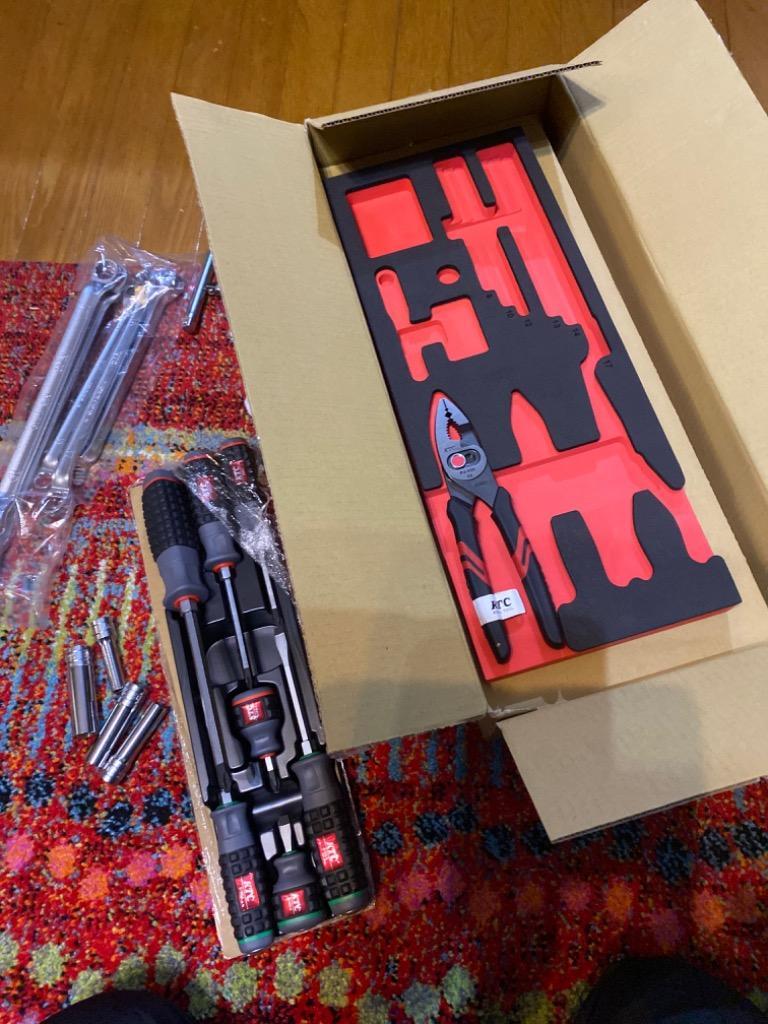 KTC チェスト （ 工具箱 ）SKX0223 用 二層式発泡収納トレイ / SKX0213 SKX0223R SKX0223BK SKX0223S SKX0223FB にフィット ...