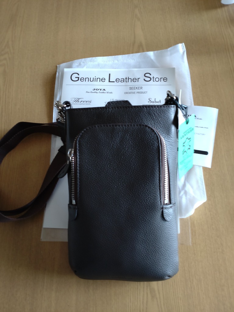 JOYA スマホショルダー メンズ ブランド 本革 ショルダーバッグ 男性 レザー 軽量 ミニショルダー ポシェット コンパクト スマホ 旅行 j4020 joya : Genuine ...