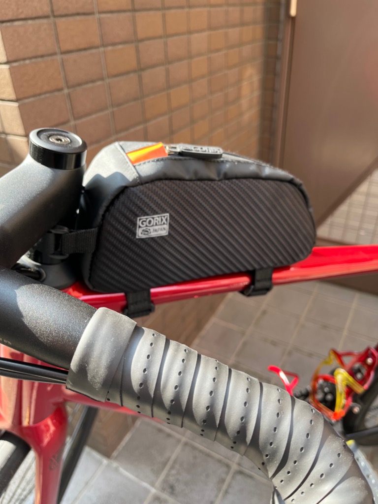 GORIX ゴリックス トップチューブバッグ 防水 自転車 (GX-BT39) フレームバッグ・ロードバイク・スマホ収納 自転車バッグ (ヒモ彼氏の仕事)GORIX : GORIX 公式 ...