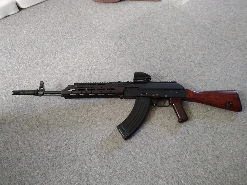 RGW SAG AK MK3 Chassis Systemスタイル フルトップレールシャーシ (東京マルイ AKM/AKX対応) エアガンカスタムパーツ : ミリタリーショップH.T.G ...