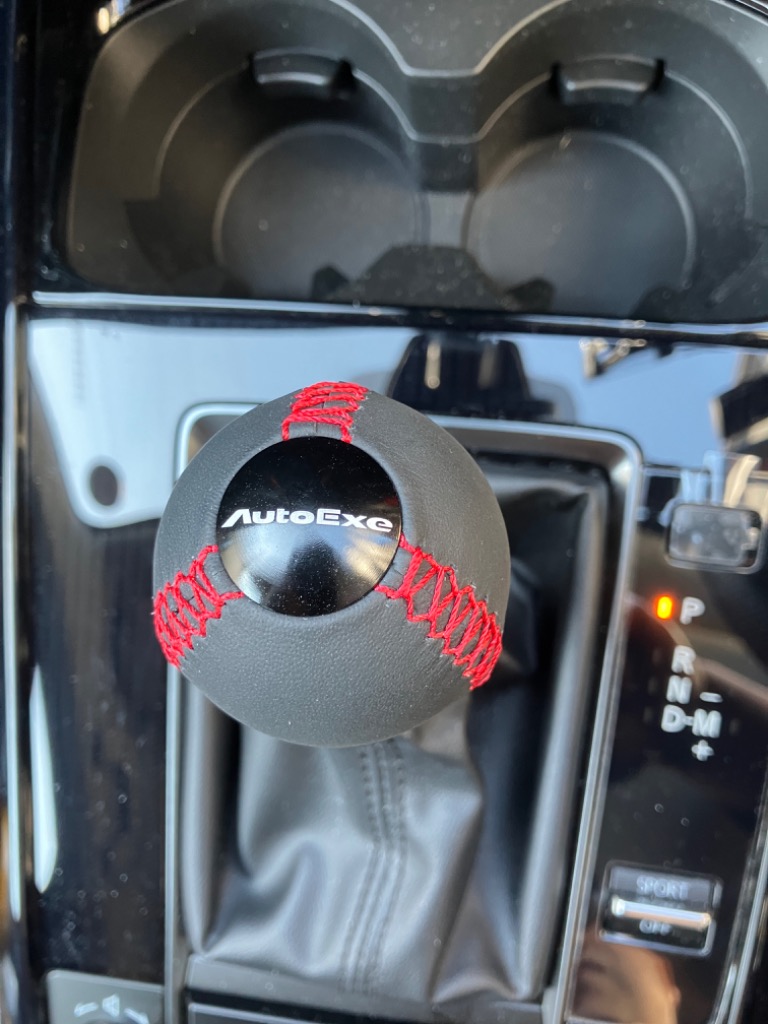 ロードスター オートエグゼ(AUTOEXE) シフトノブ レッドステッチ 球形状・本革 マツダAT車ストレート式用 A1350B-03 130g : HYOGOPARTS - 通販 ...