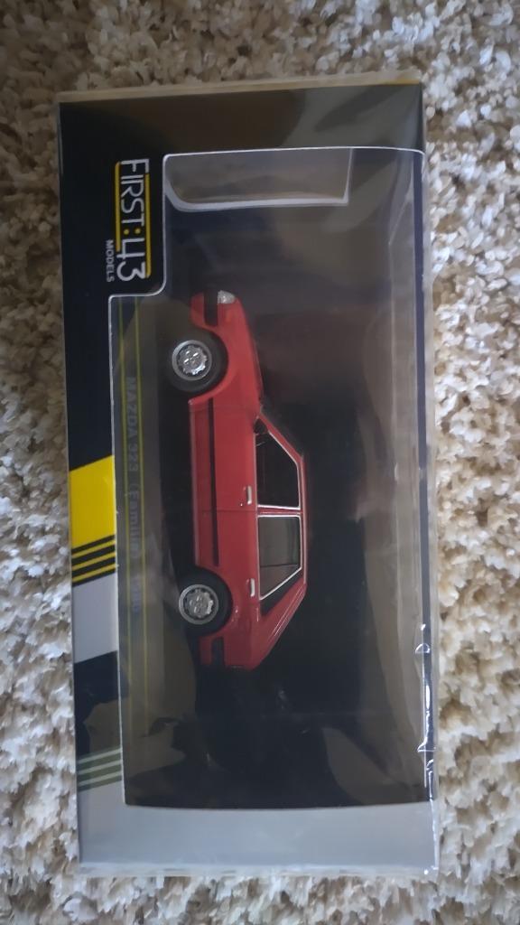マツダ 323 （ファミリア） 1980 レッド 海外仕様 （1/43スケール ダイキャスト First43 F43-166） おもちゃのミニカー - 最安値・価格比較 - Yahoo!ショッピング