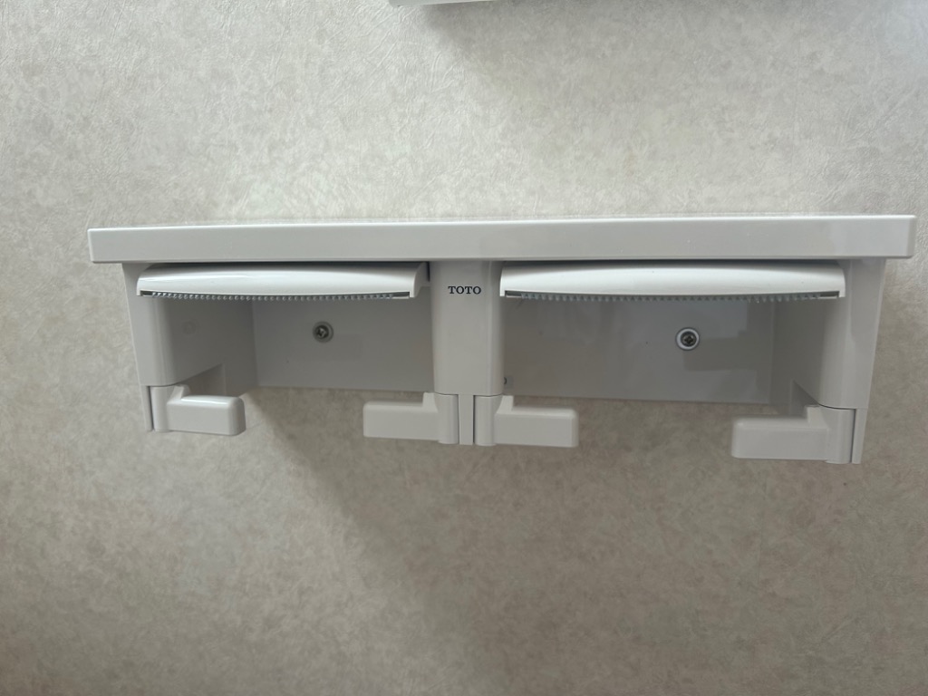 TOTO YH650#NW1 TOTO棚付二連紙巻器 カラー限定：ホワイト 棚付二連紙巻器 芯あり対応 フロントワンタッチ : 住設ショッピング - 通販 - Yahoo!ショッピング
