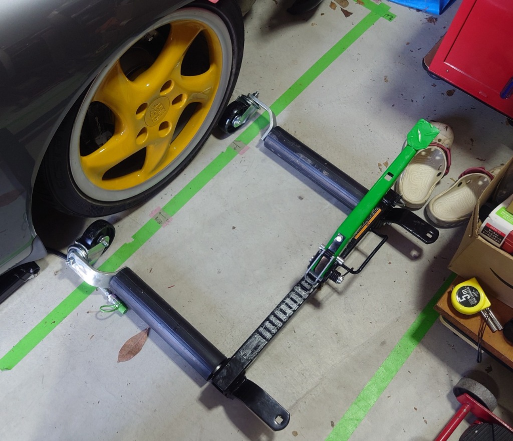 KIKAIYA カードーリー タイヤドーリー 足踏み ラチェット式 2個セット ゴージャッキ タイヤ直径約810mmまで 2台 : kikaiya - 通販 - Yahoo!ショッピング