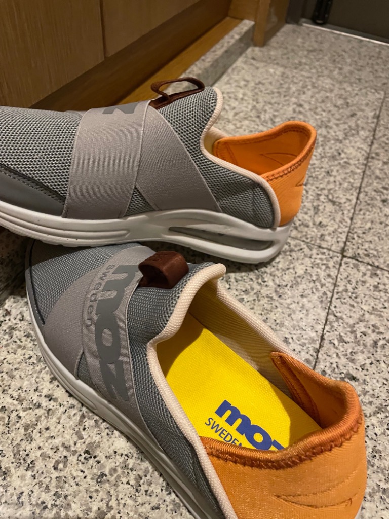 moz スリッポン メンズ スニーカー エアソール 踵が踏める 2WAY モズ 黒 グレー ネイビー 紳士靴 5221 : 靴工房あきまい - 通販 - Yahoo!ショッピング