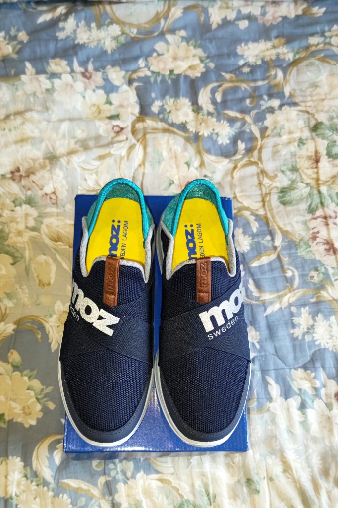 moz スリッポン メンズ スニーカー エアソール 踵が踏める 2WAY モズ 黒 グレー ネイビー 紳士靴 5221 : 靴工房あきまい - 通販 - Yahoo!ショッピング