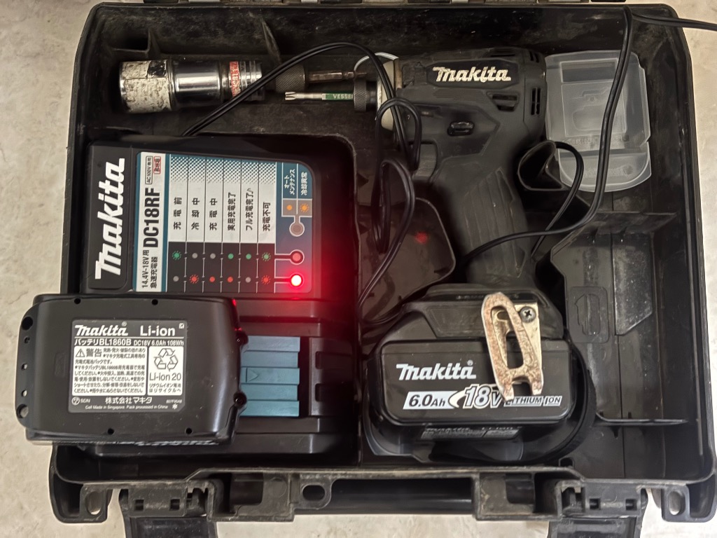 マキタ 18V 6.0Ah BL1860B 2個 バッテリー 純正 国内正規品 A-60464 makita DC18RC DC18RD DC18RF TD172 TD173 BL1850 ...