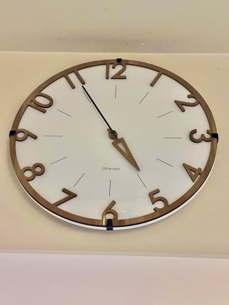 INTERFORM 壁掛け時計 電波 おしゃれ 電波時計 時計 壁掛け 北欧 オシャレ Visse フィッセ CL-3707 木製 ナチュラル 新生活 : ライフスタイルショップfunfun ...