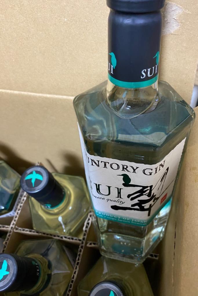 SUNTORY サントリー 翠 SUI 40° 700ml 6本 ジャパニーズ ジン 送料無料 : リカーアイランド - 通販 - Yahoo!ショッピング