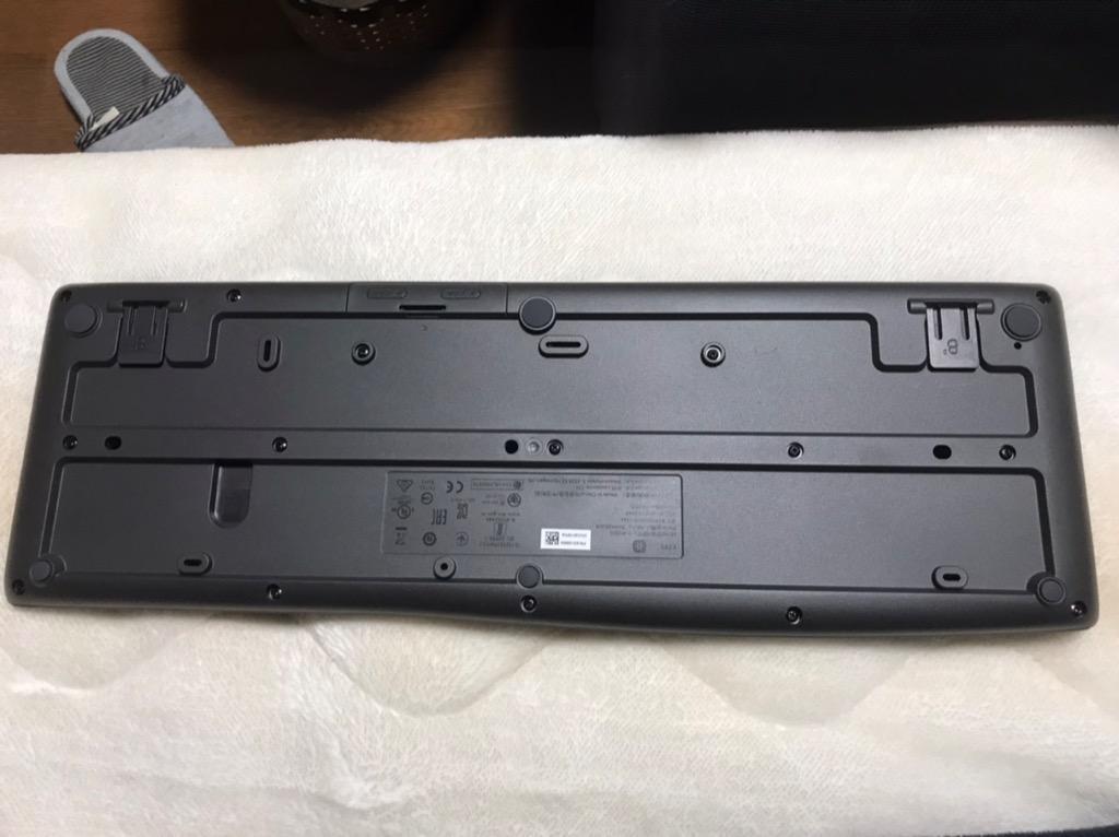 ワイヤレスキーボード キーボード ロジクール K295 静音 耐水 日本語配列 無線 Unifying K295GP K295OW グラファイト オフホワイト 正規品 2年間無償保証 ...