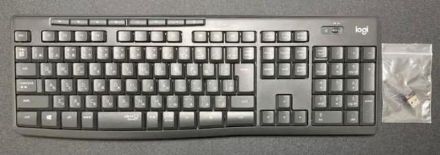 ワイヤレスキーボード キーボード ロジクール K295 静音 耐水 日本語配列 無線 Unifying K295GP K295OW グラファイト オフホワイト 正規品 2年間無償保証 ...