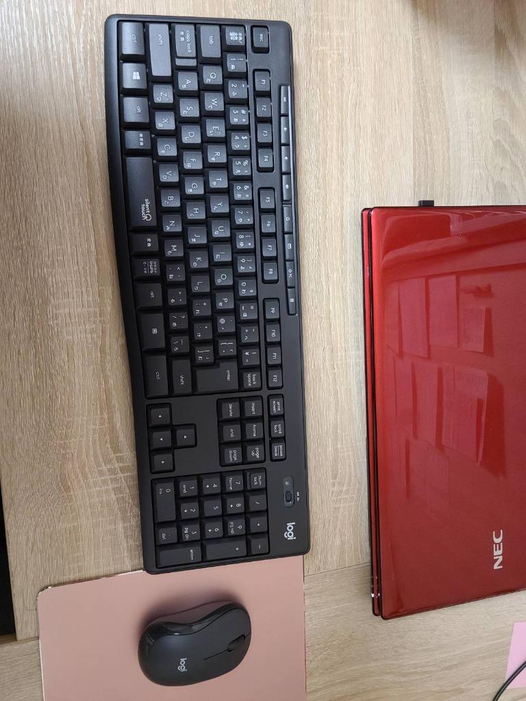 キーボード マウス ロジクール ワイヤレスマウス キーボード セット MK295GP 静音 防水 無線 USB接続 Unifying非対応 ブラック MK295 国内正規品 ...