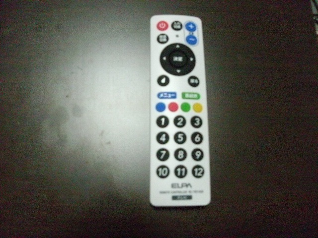 再入荷なし：エルパ テレビリモコン 汎用互換 TV用 スリム RC-TV013UD :4901087205325:でんきのパラダイス電天堂 - 通販 - Yahoo!ショッピング