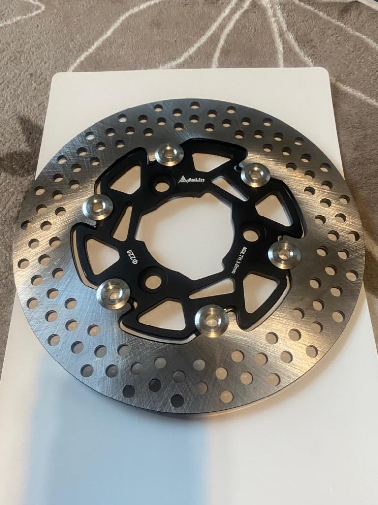 AdeLinフローティングディスク 新型黒f NSR50 XR50 NS-1 XR100 NSR80 AC10 HC06 BA-AD14 BC-HD13 AC12 エイプ50 エイプ100 ...