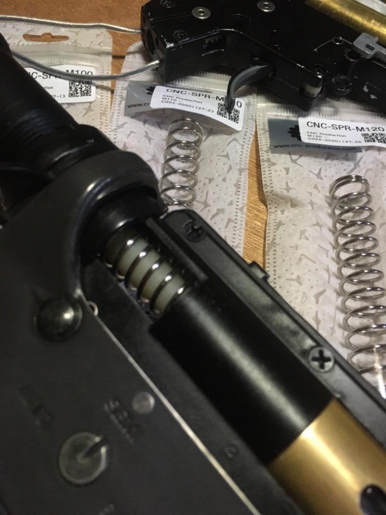 CNC-SPR-M110 CNC Production M110 AEG メインスプリング 不等ピッチ : MILITARY BASE - 通販 - Yahoo!ショッピング