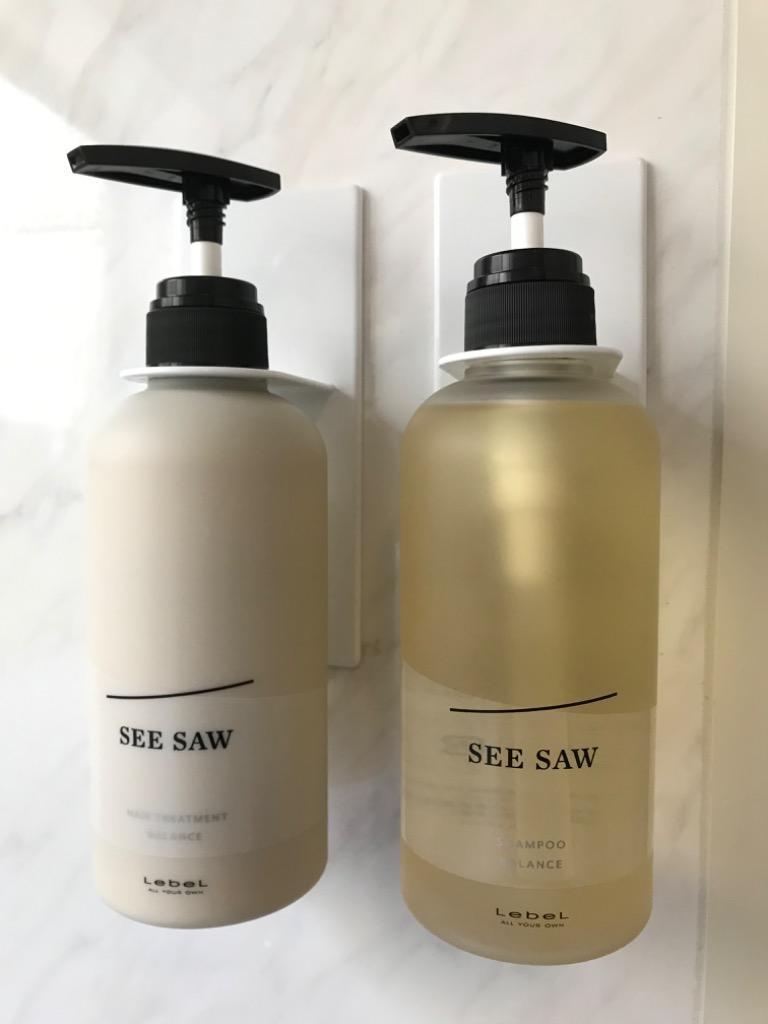 SEE/SAW ルベル LEBEL シーソー ヘア＆スキャルプシャンプーB バランス 500ml サロン BALANCE 美容室専売品 : マイギフト ヤフー店 - 通販 - Yahoo!ショッピング