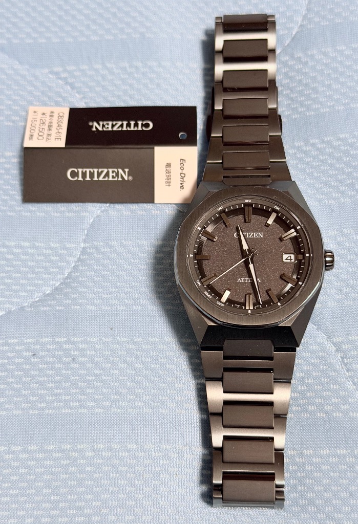 ATTESA（CITIZEN） シチズン アテッサ ダブルダイレクトフライト エコドライブ電波 腕時計 ブランド メンズ チタン 電波ソーラー ...