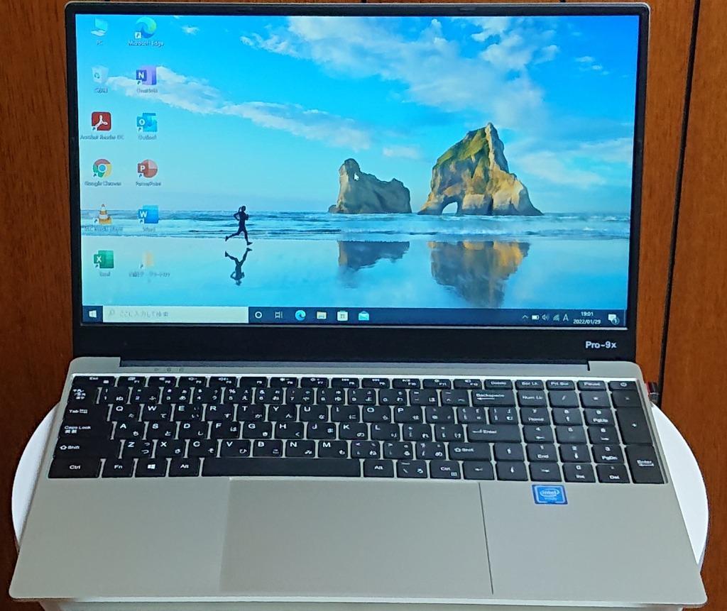 ノートパソコン 中古パソコン MS Office2019 Win10 Celeron J3160 (4コア)メモリ8GB SSD128GB テンキーモデル 15.6型IPS フルHD Web ...