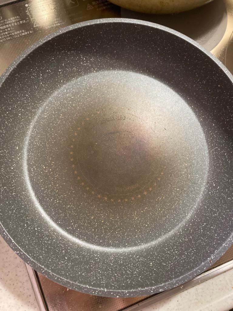 IRIS OHYAMA フライパン ih対応 白 ih ガス火対応 28cm 単品 ハンドル別売り ダイヤモンドコートパン フライパン28cm アイリスオーヤマ DCI-T28F : メガ ...