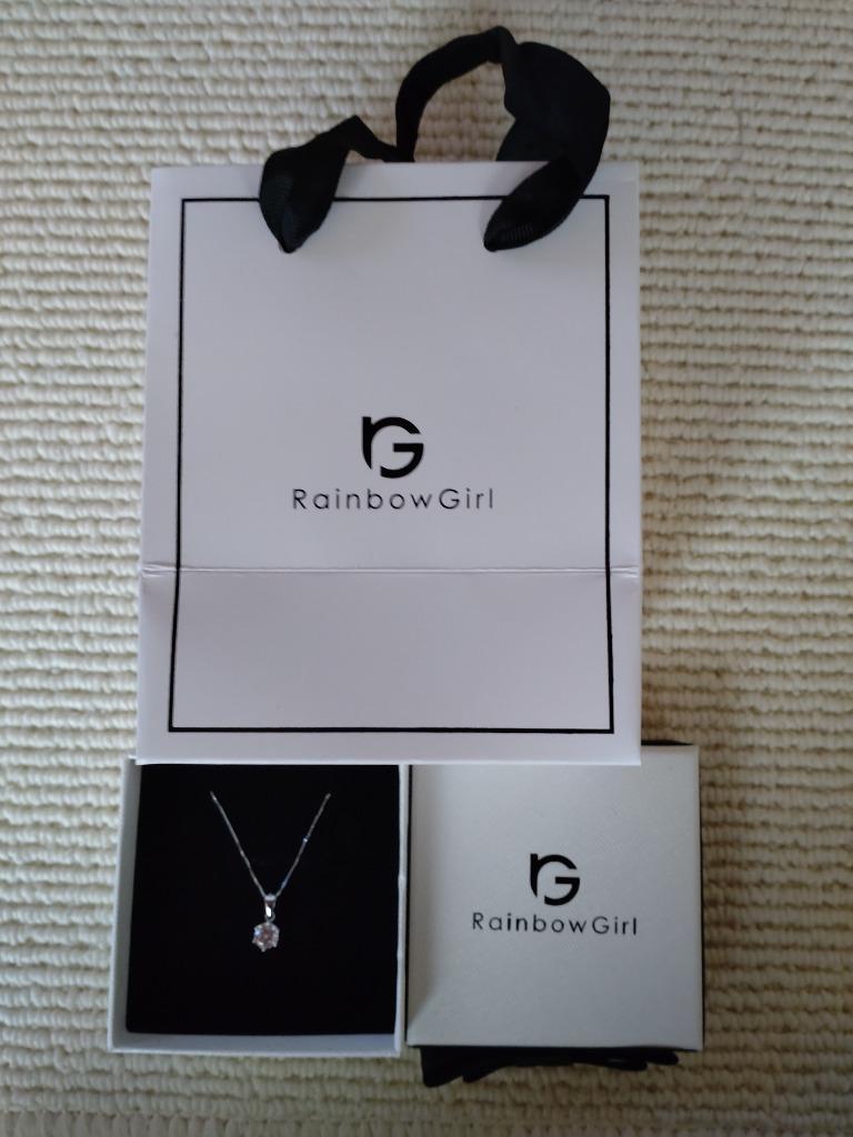 RainbowGirl（アクセサリー） ネックレス レディース 大粒1.0ct 1.25ct一粒 CZ 選べる シンプル 定番 女性 人気 20代30代40代50代 お祝い 誕生日 母の日 ...