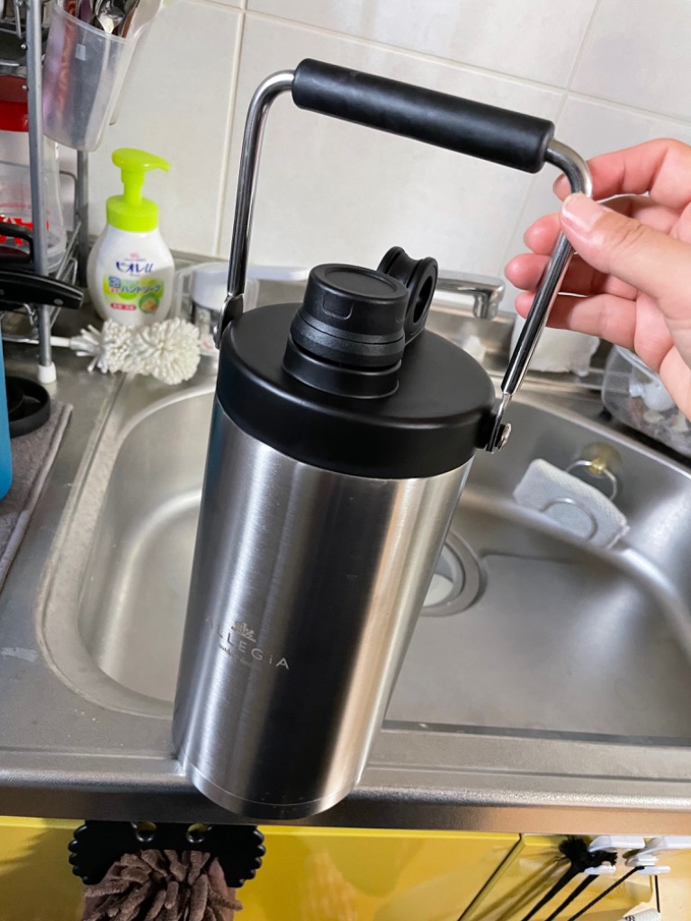 ALLEGiA アレジア アイスコンテナ ジャグ アウトドア 真空 ボトル 1.8L AR-VICB18BK ブラック : ラクデン - 通販 - Yahoo!ショッピング