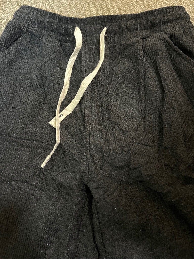 uricca 「995円 3点購入クーポンで」 裏起毛パンツ ワイドパンツ レディース 秋 冬 黒 白 おしゃれ コーデュロイ 無地 ロング 防寒 [郵3]^b381^ : uricca ウ ...