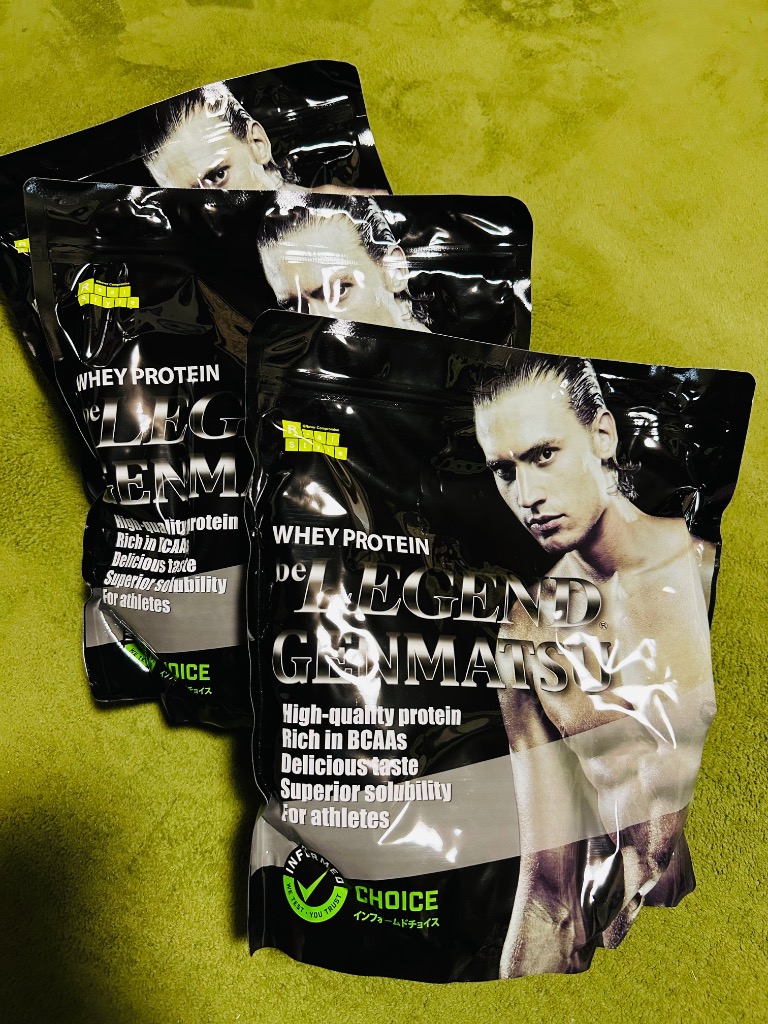 ビーレジェンド LINE新規登録で最大1000円オフ ホエイプロテイン GENMATSU 1kg×3袋 3kg スプーン1個付 (ノンフレーバー 人工甘味料不使用) : ビーレジェンド公式 ...