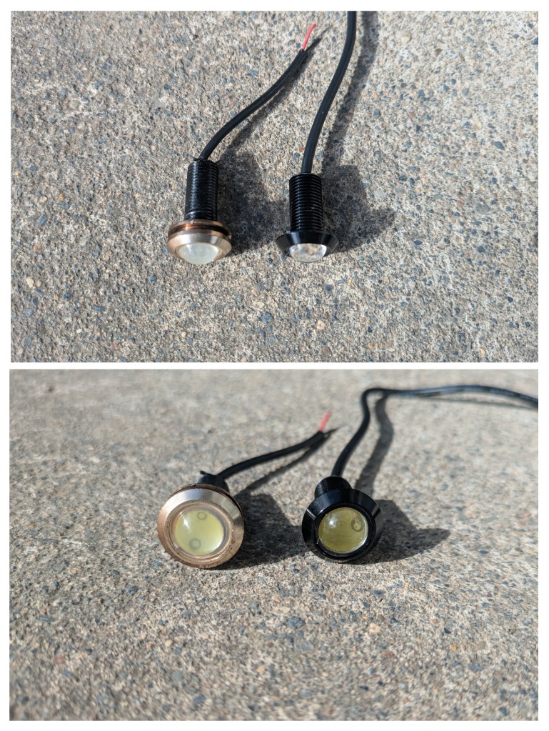 超小型 スポットライト 18mm イーグルアイ 薄型 LED デイライト 超小型 スポットライト 18mm イーグルアイ 薄型 LED デイライト