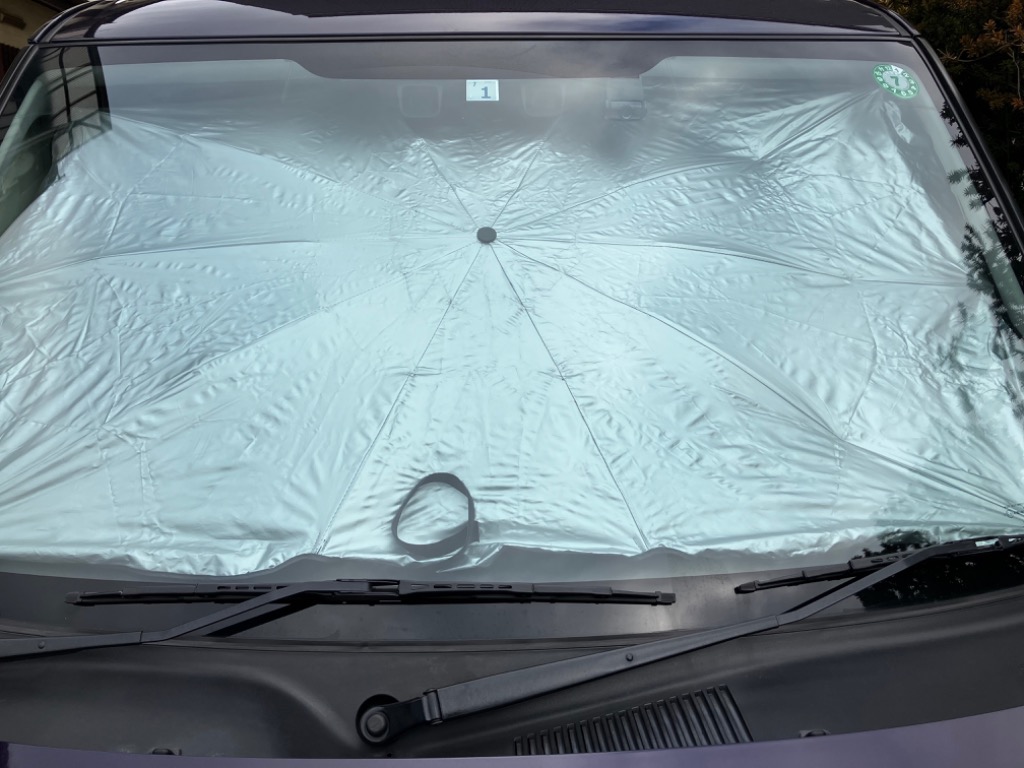 【クーポンでさらにお得】サンシェード 車 傘型 おしゃれ フロント 断熱 サイズ 適合 アクア クラウン 日よけ uv 遮光 遮熱 紫外線 軽自動車 ミニバン suv : atRise ...