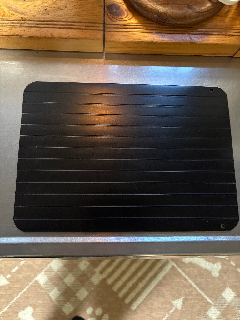 解凍プレート まな板 急速解凍 解凍まな板 3mm 急速冷凍 正規品 解凍用プレート アルミ 自然解凍 業務用 家庭用 解凍皿 急速 電気不要 冷凍食品対応 passo-plt01 ...