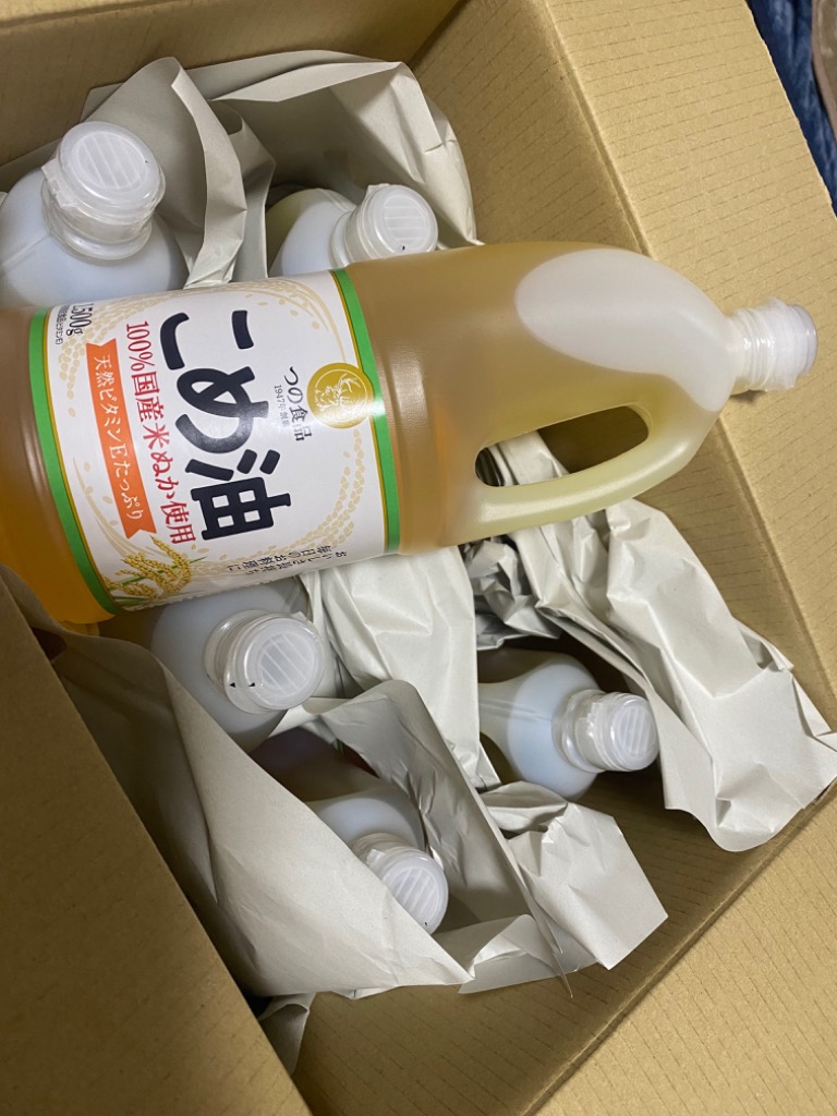 築野食品 こめ油 1500g TSUNO 築野 国産 こめあぶら 米油 コメ油 米サラダ油 お買い得サイズ 6個 : SG Line ヤフー店 - 通販 - Yahoo!ショッピング