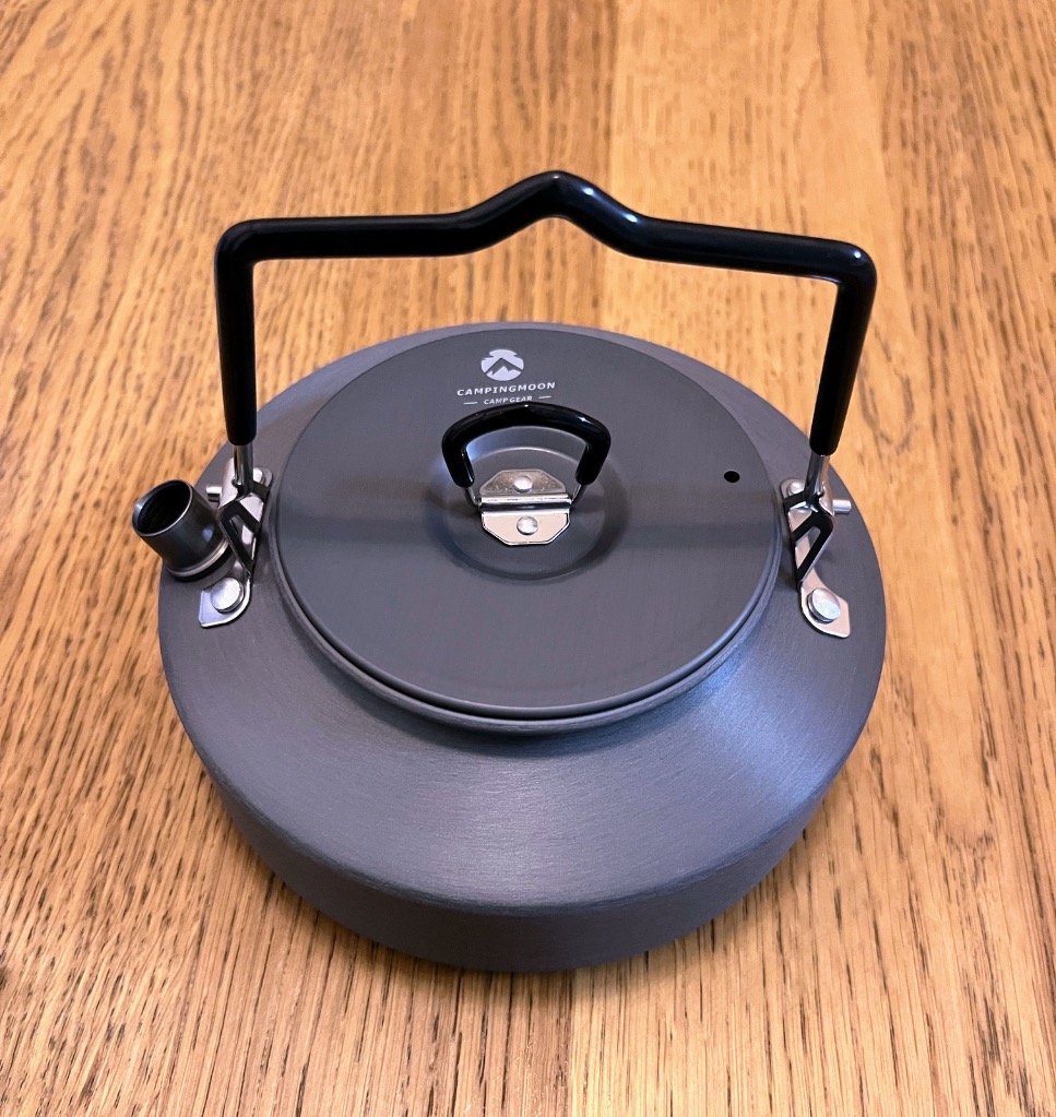 CAMPINGMOON ケトル キャンプ おしゃれ 直火 ソロ 登山 キャンプ用 アウトドア コンパクト 軽量 アルミ 携帯 湯沸かし ヤカン やかん 0.8L ケース セット キャンピング ...