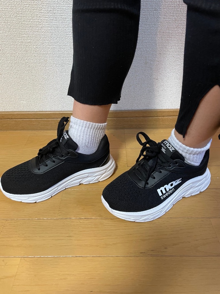 MOZ スニーカー レディース MZ-2312 モズ 厚底 スポーティ ヒール高さ4.5cm : 2-moz-w-2312-01 : つるや 靴のTSURUYA - 通販 - Yahoo!ショッピング