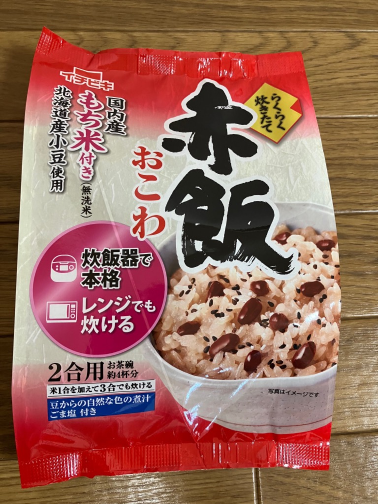 イチビキ らくらく炊きたて 赤飯おこわ 無洗米 393g×6袋 : World NEXT - 通販 - Yahoo!ショッピング