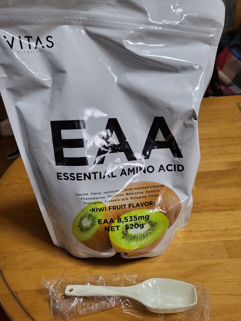 VITAS EAA 必須アミノ酸 9種類 サプリ BCAA 男性 女性 筋トレ 疲労 筋肉 520g 計量スプーン付き 日本製 キウイ 爆買 : VITAS ONLINE STORE - 通販 ...