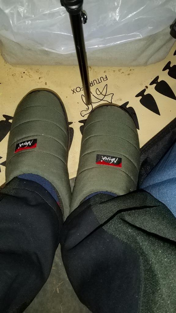 SUBU×NANGA TAKIBI タキビ 冬用サンダル スブ ナンガ メンズ レディース ダウン スリッポン あったか おしゃれ アウトドア コラボ 防寒【Sx】【T】 :subu ...