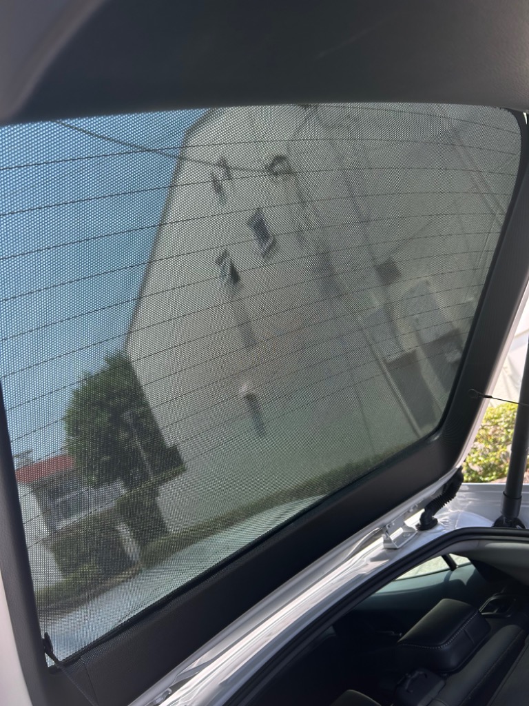 トヨタ（TOYOTA） サンシェード 車 プリウス60 専用 車内クイックシェードリア用 メッシュサンシェード メッシュカーテン 日よけ 遮光 ...