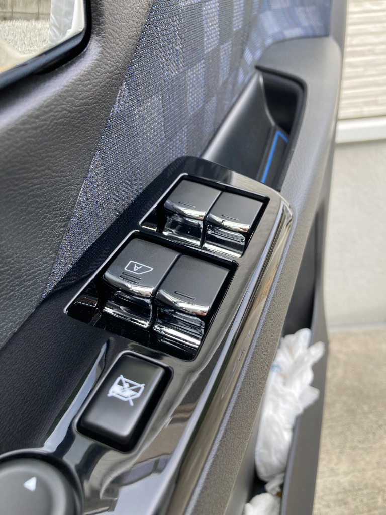 日産 デイズ DAYZ B21W B4#W系 パワーウインドウ スイッチ メッキ装飾カバー ガーニッシュ 車内 内装 インテリア ドレスアップ カスタム メッキ パーツ : ワイマックス ...