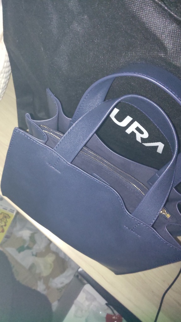 MURA トートバッグ PU(合成皮革) スクエア 高見え ミニ MURA トートバッグ PU(合成皮革) スクエア 高見え ミニ